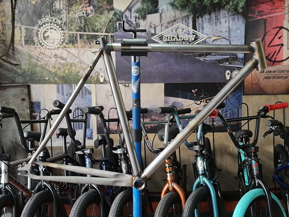 The Project, Hiten V2 Fixed gear/ SS Frame - Raw – BMX Cycle Center