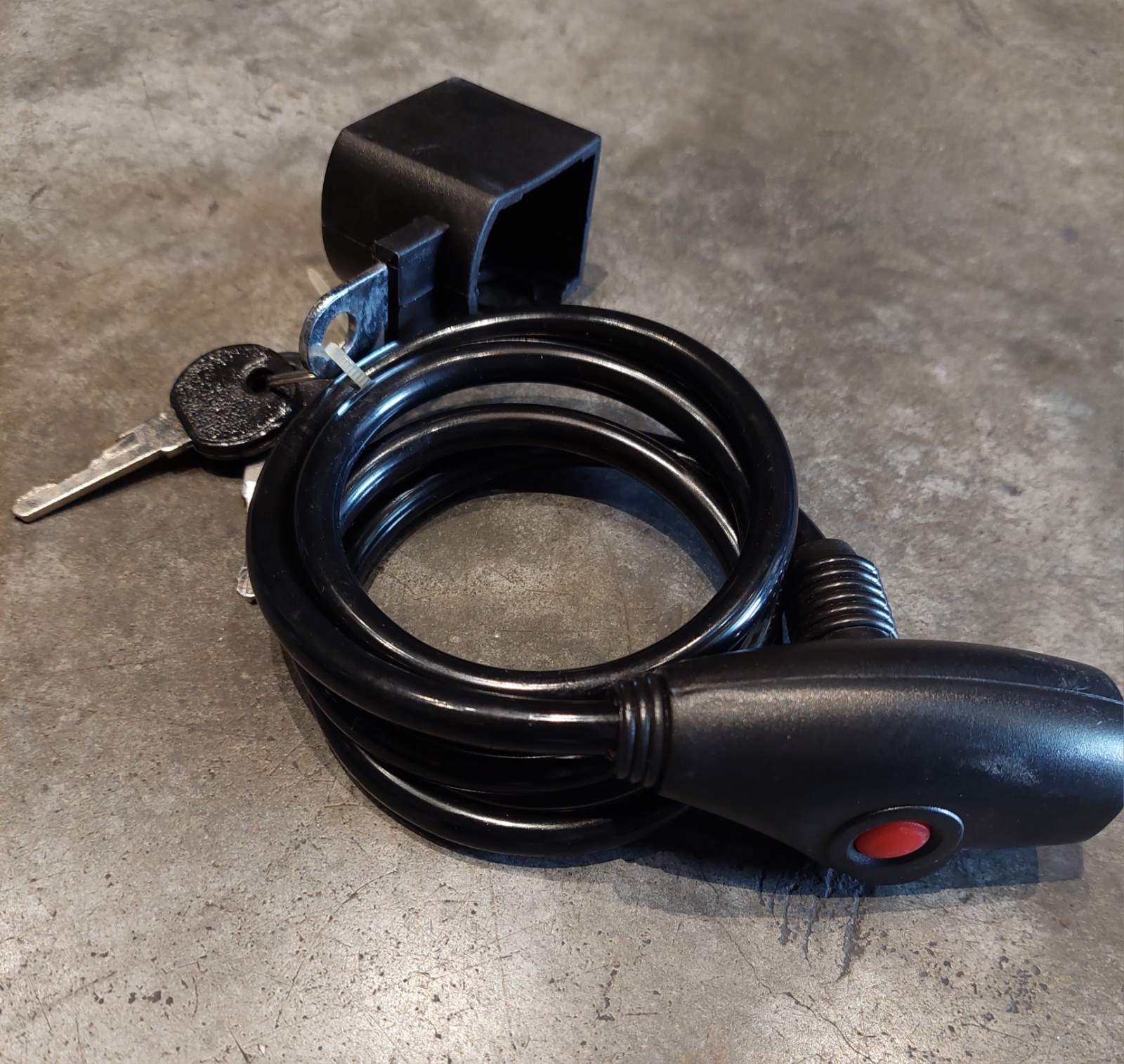 Spiral Cable Wire Lock, Key type – BMX Cycle Center